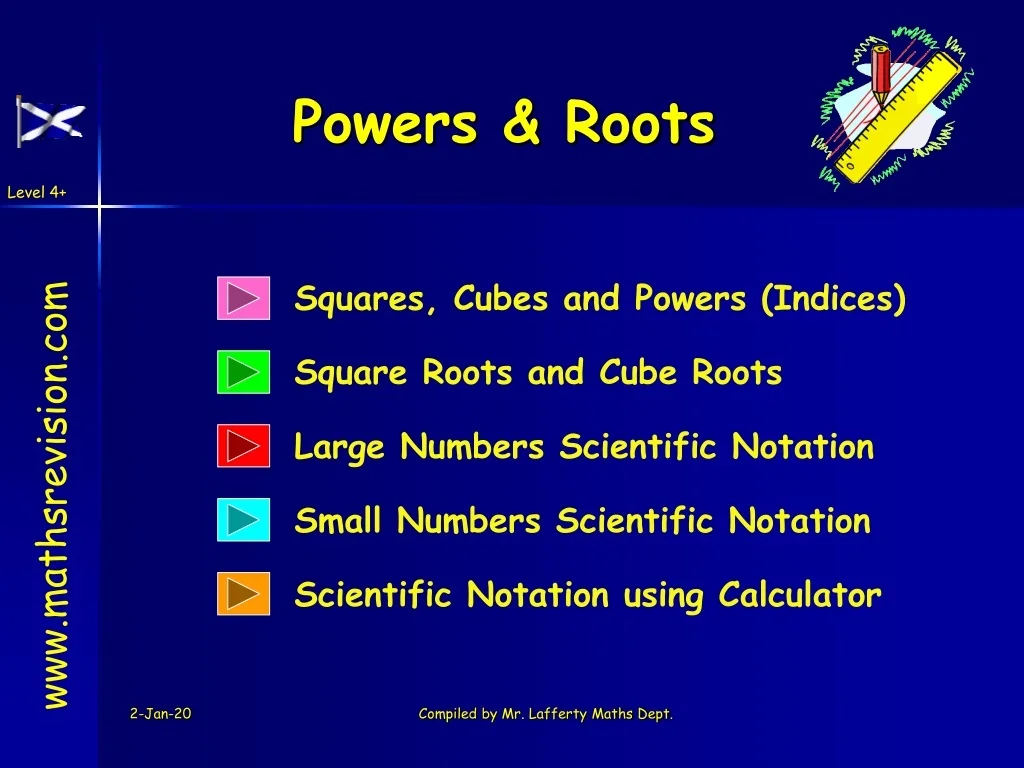 PPT - Powers & Roots PowerPoint Presentation, free download - ID:9350296