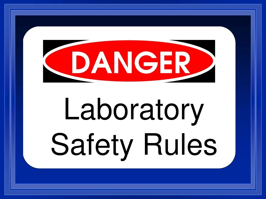 PPT - Laboratory Safety Guidelines for Science Students PowerPoint ...