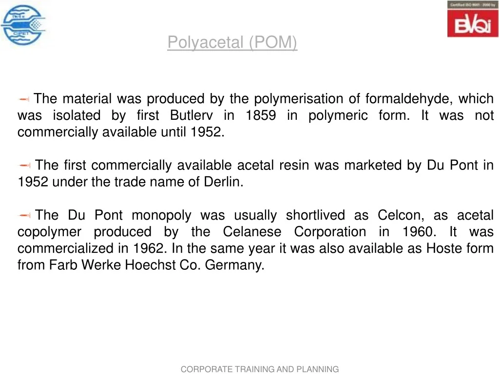 PPT - Comprehensive Guide to Polyacetal (POM) Material PowerPoint ...
