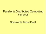 PPT - Parallel and Distributed Computing PowerPoint Presentation, free download - ID:5799415
