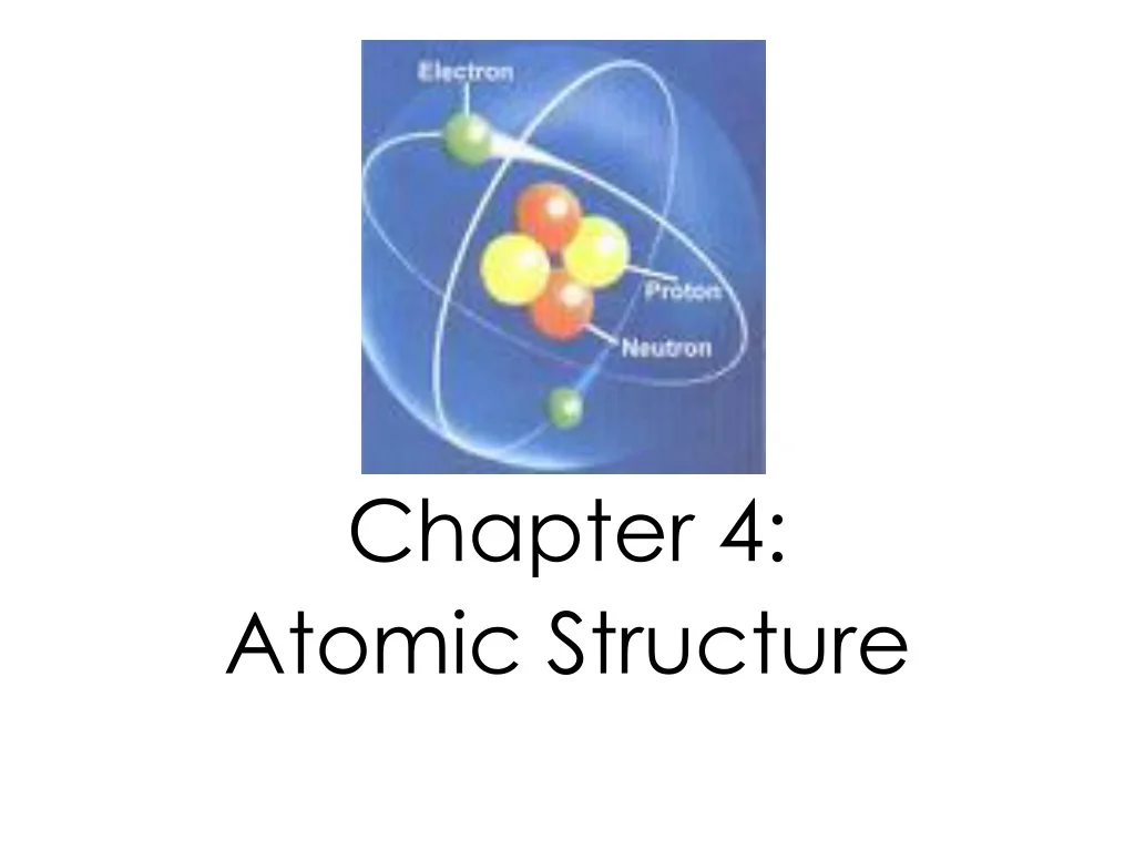 PPT - Atomic Structure and the Nucleus: Defining the Atom and Structure ...