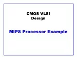 PPT - 332:479 Concepts in VLSI Design Lecture 5 MIPS Processor Example ...