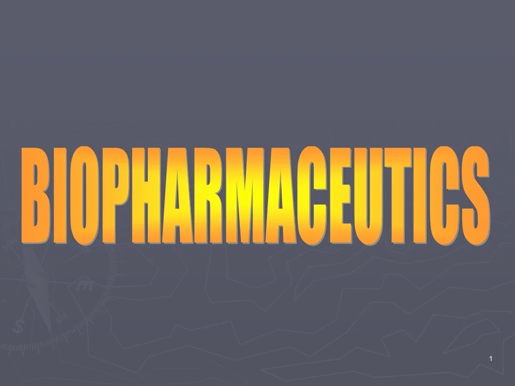 PPT - Understanding Biopharmaceutics: Drug Absorption and ...