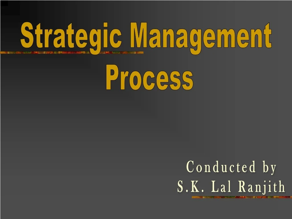 PPT - Strategic Management Process PowerPoint Presentation, free ...