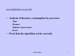 PPT - Introduction to Algorithm Analysis PowerPoint Presentation, free ...