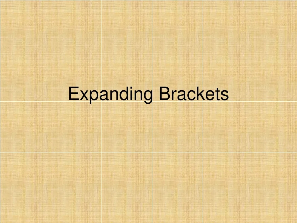 PPT - Practicing Bracket Expansion Techniques PowerPoint Presentation ...