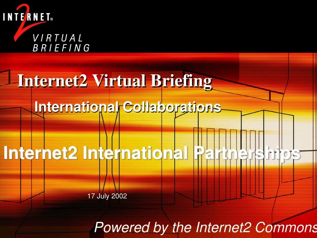 PPT - Internet2 Virtual Briefing PowerPoint Presentation, free download ...