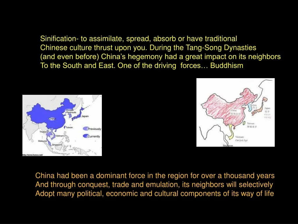 PPT - Sinification and the Adoption of Chinese Culture in East Asia ...