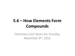 PPT - Elements combine to form compounds. PowerPoint Presentation, free ...