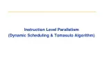 PPT - Lecture 6: Dynamic Scheduling with Scoreboarding and Tomasulo Algorithm (Section 2.4 ...