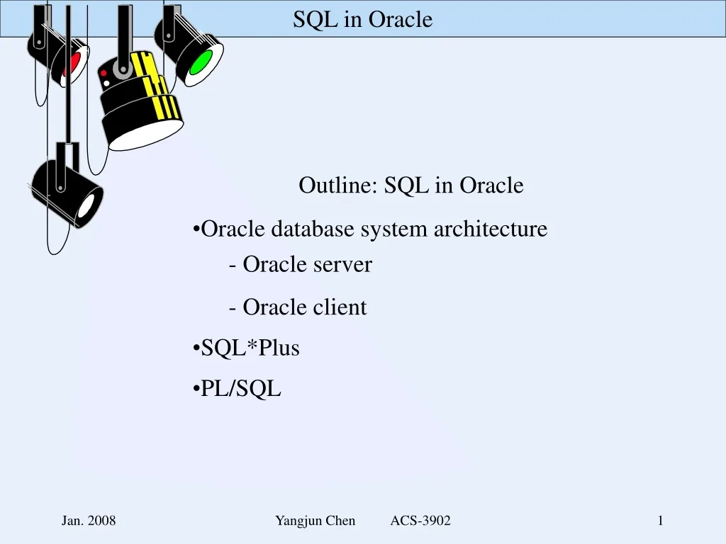 PPT - Mastering SQL*Plus as Oracle Interface PowerPoint Presentation ...