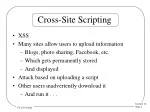 PPT - Cross-Site Scripting Attack (XSS) PowerPoint Presentation, free ...