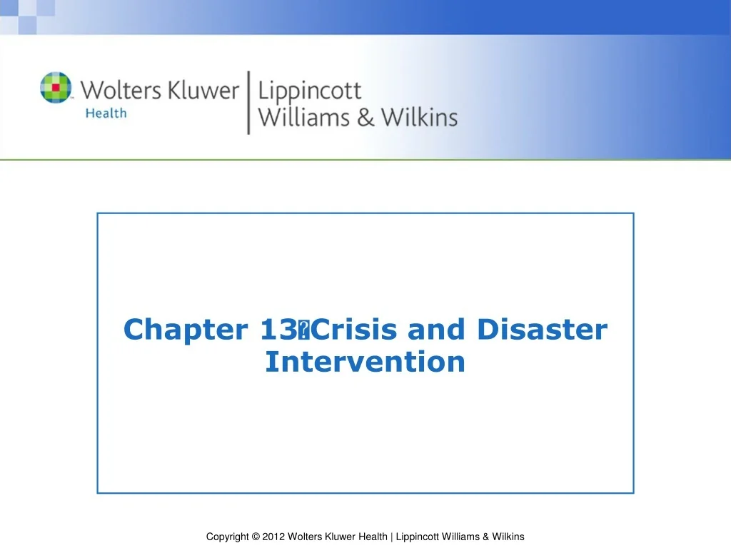 PPT - Crisis and Disaster Intervention Strategies PowerPoint ...