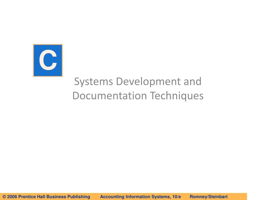 PPT - Systems Development and Documentation Techniques PowerPoint ...