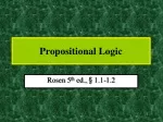 PPT - Propositional Logic PowerPoint Presentation, free download - ID ...