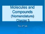 PPT - Chapter 5 Molecules and Compounds PowerPoint Presentation, free ...