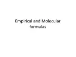 PPT - Molecular Formulas PowerPoint Presentation, free download - ID ...