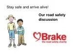PPT - The role of road safety signs in our lives PowerPoint ...