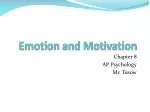 PPT - Motivation and Emotion PowerPoint Presentation, free download ...