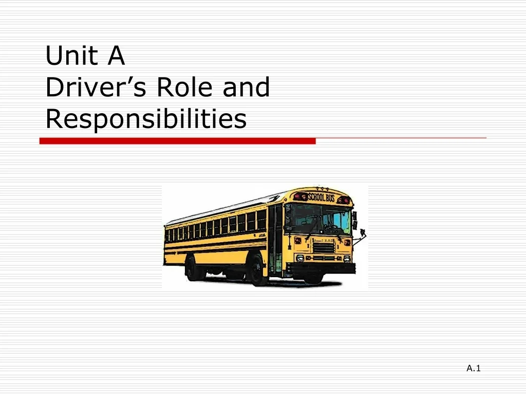PPT - School Bus Driver's Essential Role in Education System PowerPoint ...