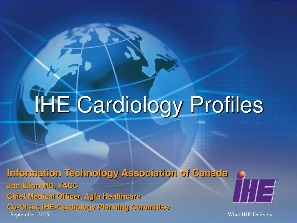 PPT - IHE Cardiology Profiles PowerPoint Presentation, free download ...