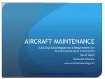 PPT - AIRCRAFT MAINTENANCE PowerPoint Presentation, free download - ID ...