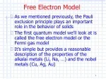 PPT - FREE ELECTRON THEORY PowerPoint Presentation, free download - ID ...