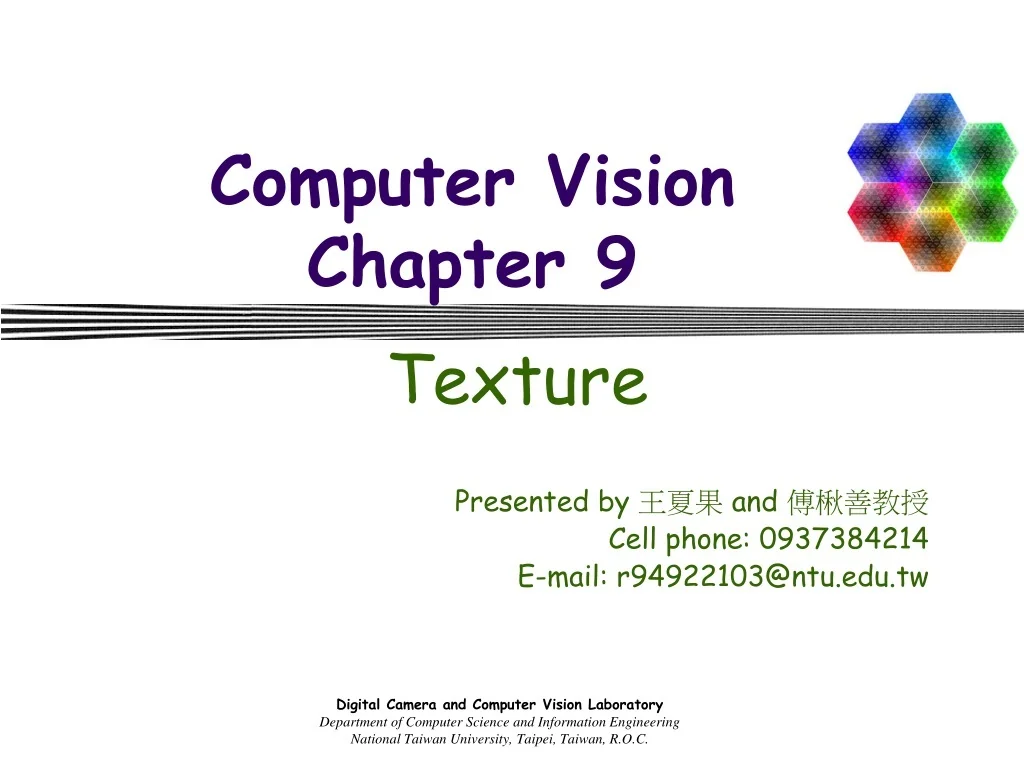 PPT - Computer Vision Chapter 9 PowerPoint Presentation, free download ...