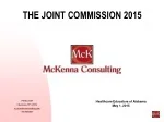 PPT - The Joint Commission Leadership Preparation PowerPoint ...