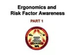 PPT - Ergonomics Awareness Training PowerPoint Presentation, free ...