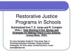 PPT - Restorative Approaches in Schools PowerPoint Presentation, free ...