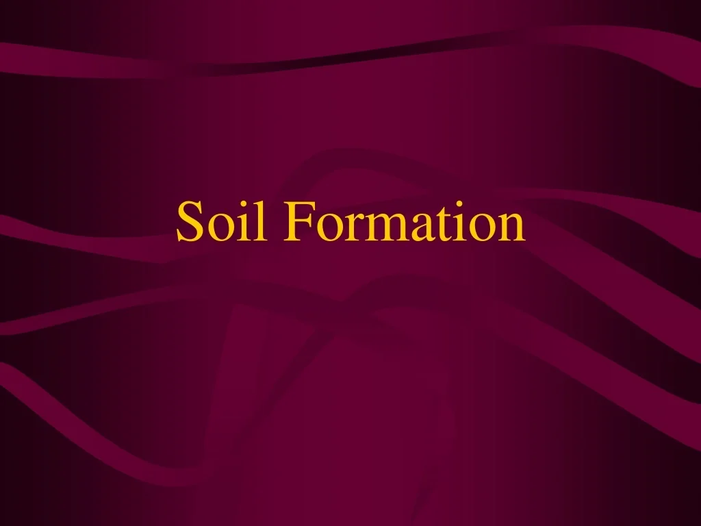 PPT - Soil Formation PowerPoint Presentation, free download - ID:9375183
