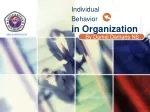 PPT - Basic Elements of Individual Behavior in Organizations PowerPoint ...