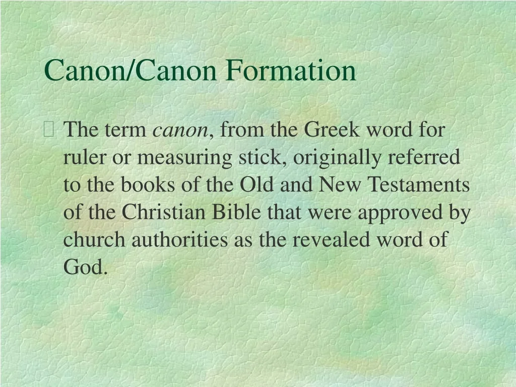 PPT - Exploring Literary Canons and Canonical Authors PowerPoint ...