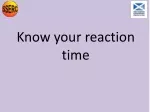 PPT - REACTION TIME PowerPoint Presentation, free download - ID:5707023