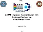 PPT - Integrating DoDAF into Systems Engineering Process PowerPoint ...