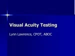 PPT - VISUAL ACUITY PowerPoint Presentation, free download - ID:6257700