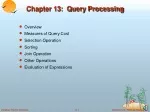 PPT - CHAPTER 18 Strategies for Query Processing PowerPoint Presentation - ID:266352