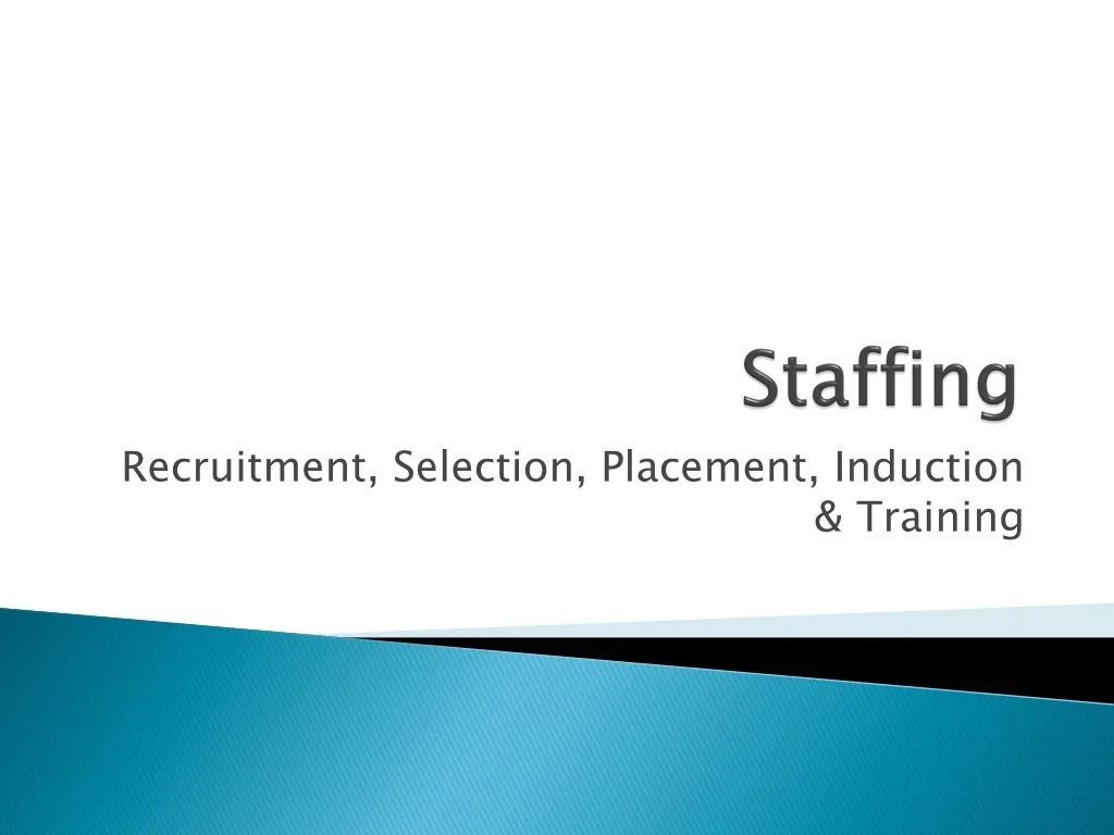 PPT - Staffing PowerPoint Presentation, free download - ID:9380676