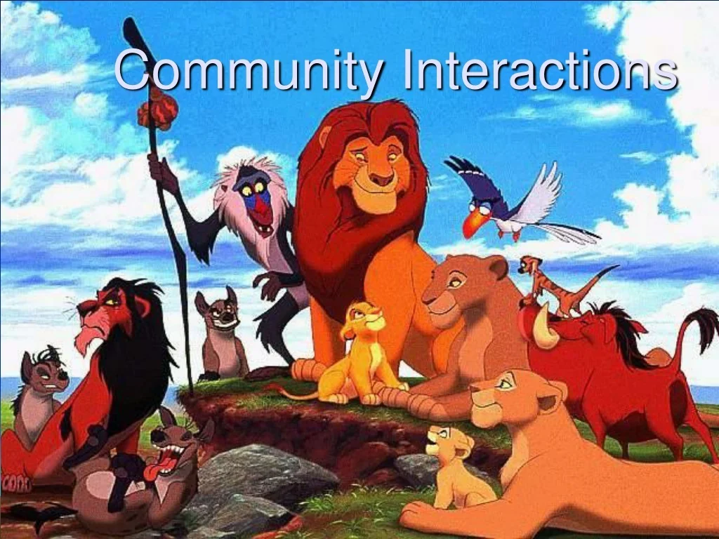 PPT - Community Interactions PowerPoint Presentation, free download ...