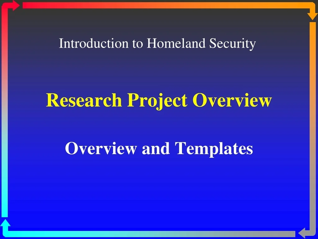 PPT - Research Project Overview PowerPoint Presentation, free download ...
