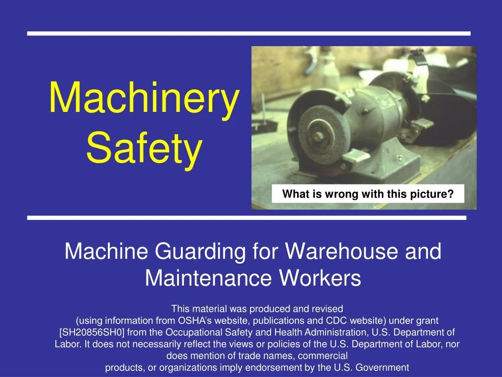 PPT - Machinery Safety PowerPoint Presentation, free download - ID:9383303