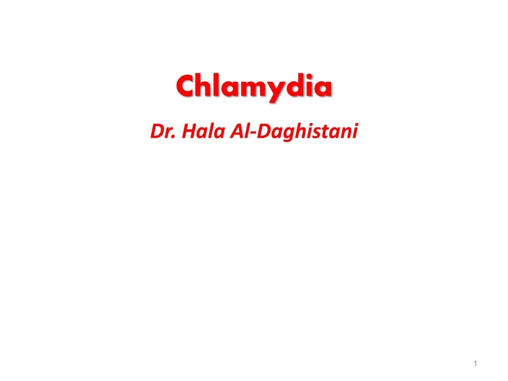 PPT - Chlamydia PowerPoint Presentation, free download - ID:9387705