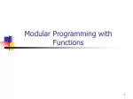 PPT - Modular Programming PowerPoint Presentation, free download - ID ...
