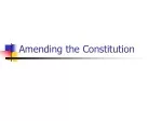 PPT - Flow Chart for Amending the Constitution PowerPoint Presentation - ID:6532479