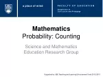 PPT - Counting Principles and Probability PowerPoint Presentation, free ...