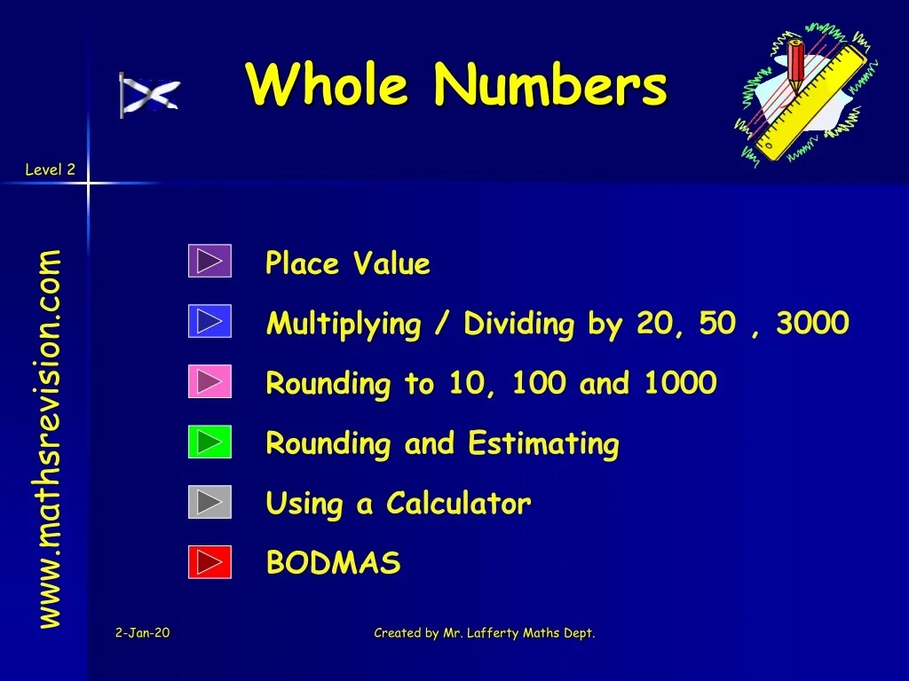 PPT - Whole Numbers PowerPoint Presentation, free download - ID:9388894