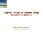 PPT - Normalization in Databases PowerPoint Presentation, free download - ID:1274923