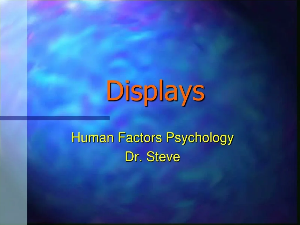PPT - Displays PowerPoint Presentation, free download - ID:9389304