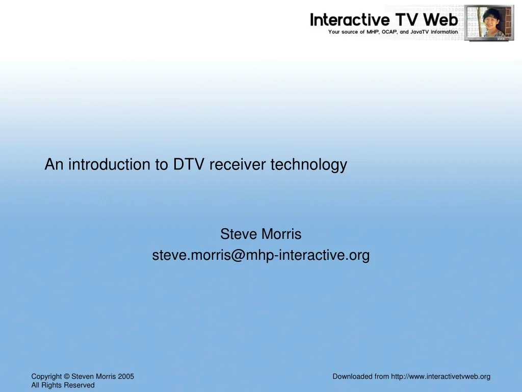 PPT - An introduction to DTV receiver technology PowerPoint ...